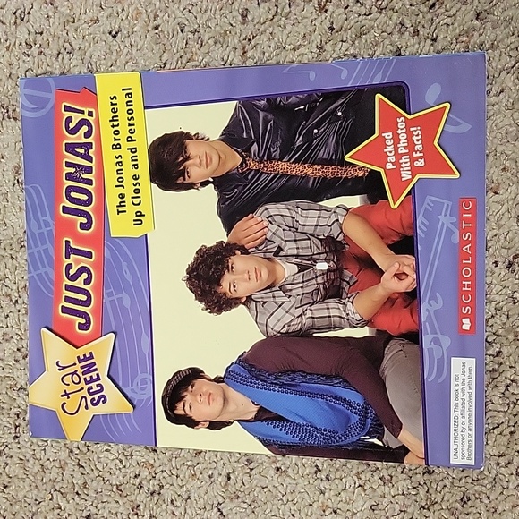 Scholastic | Other | Jonas Brothers Book | Poshmark